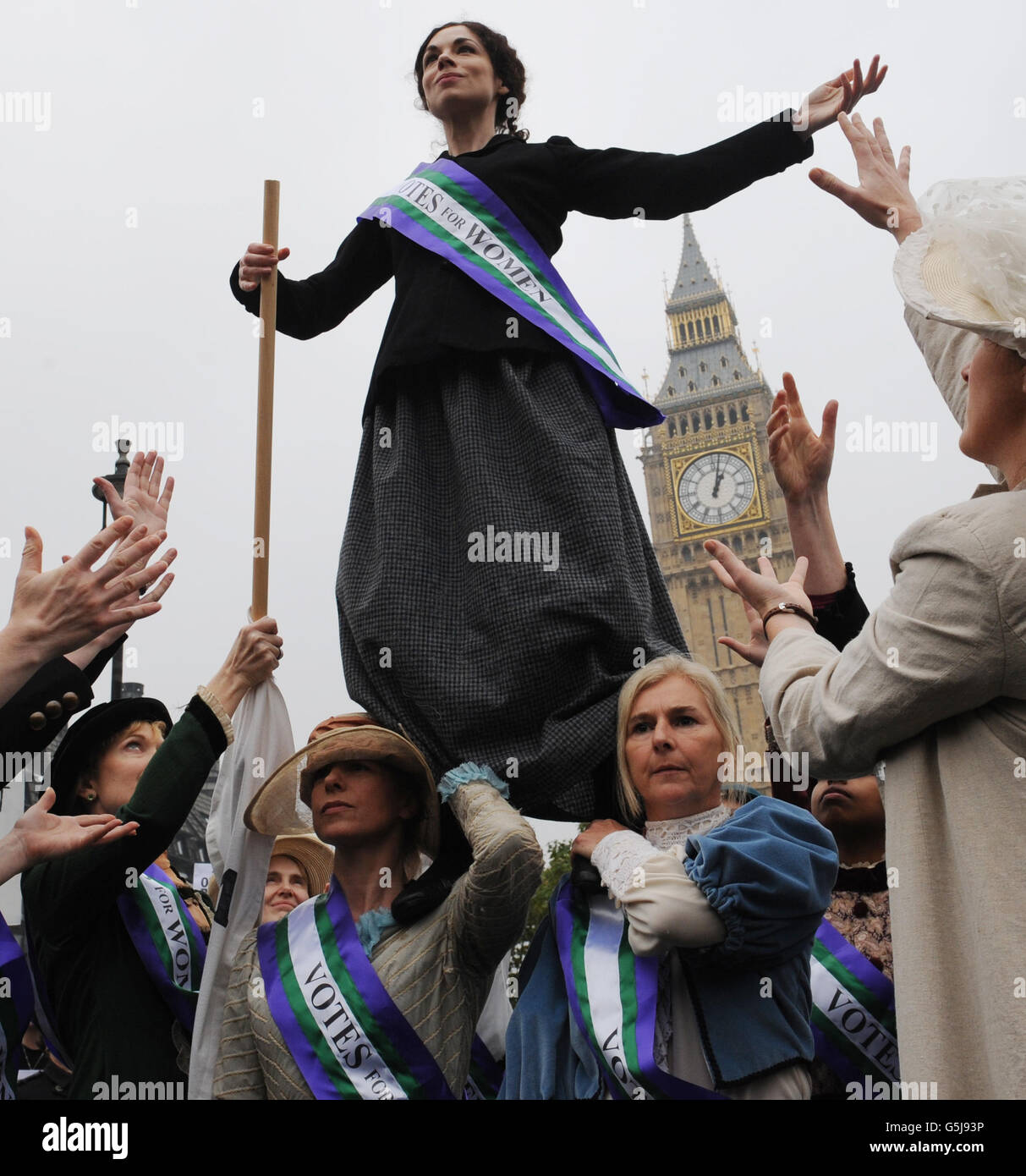 The UK Feminista's mass feminist lobby of Parliament takes place in ...