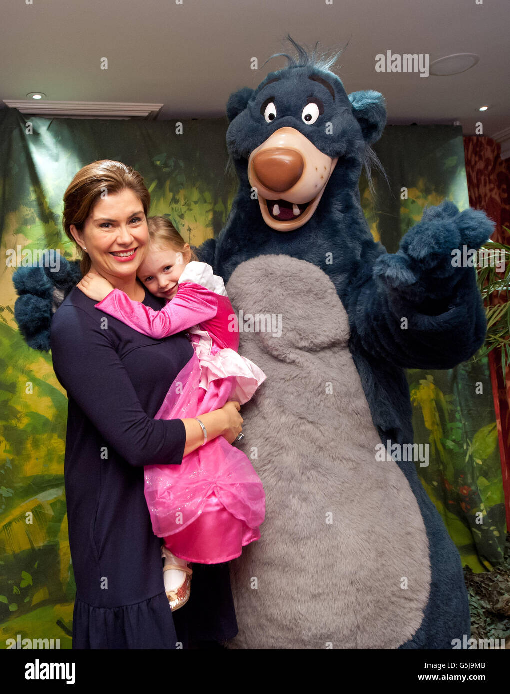Amanda Lamb and daughter Williow attending the Just Dance: Disney Party ...