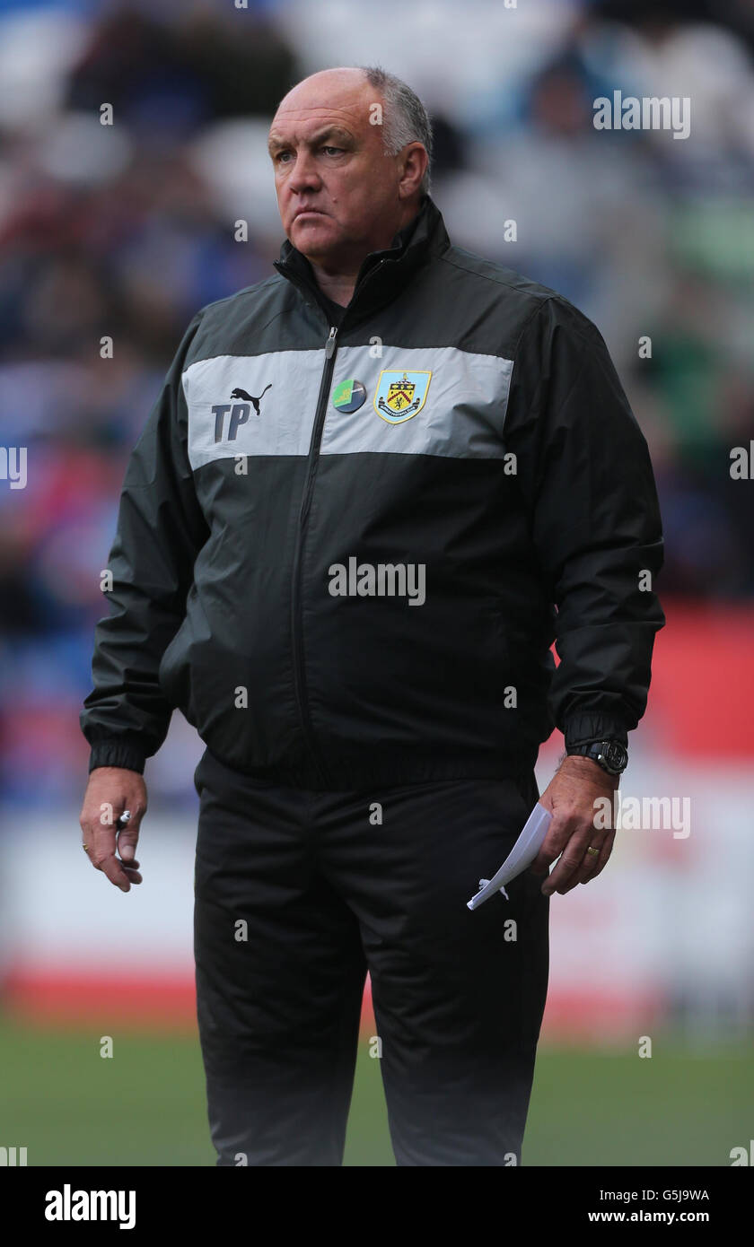 Burnley's Caretaker Manager Terry Pashley watches his team during the ...
