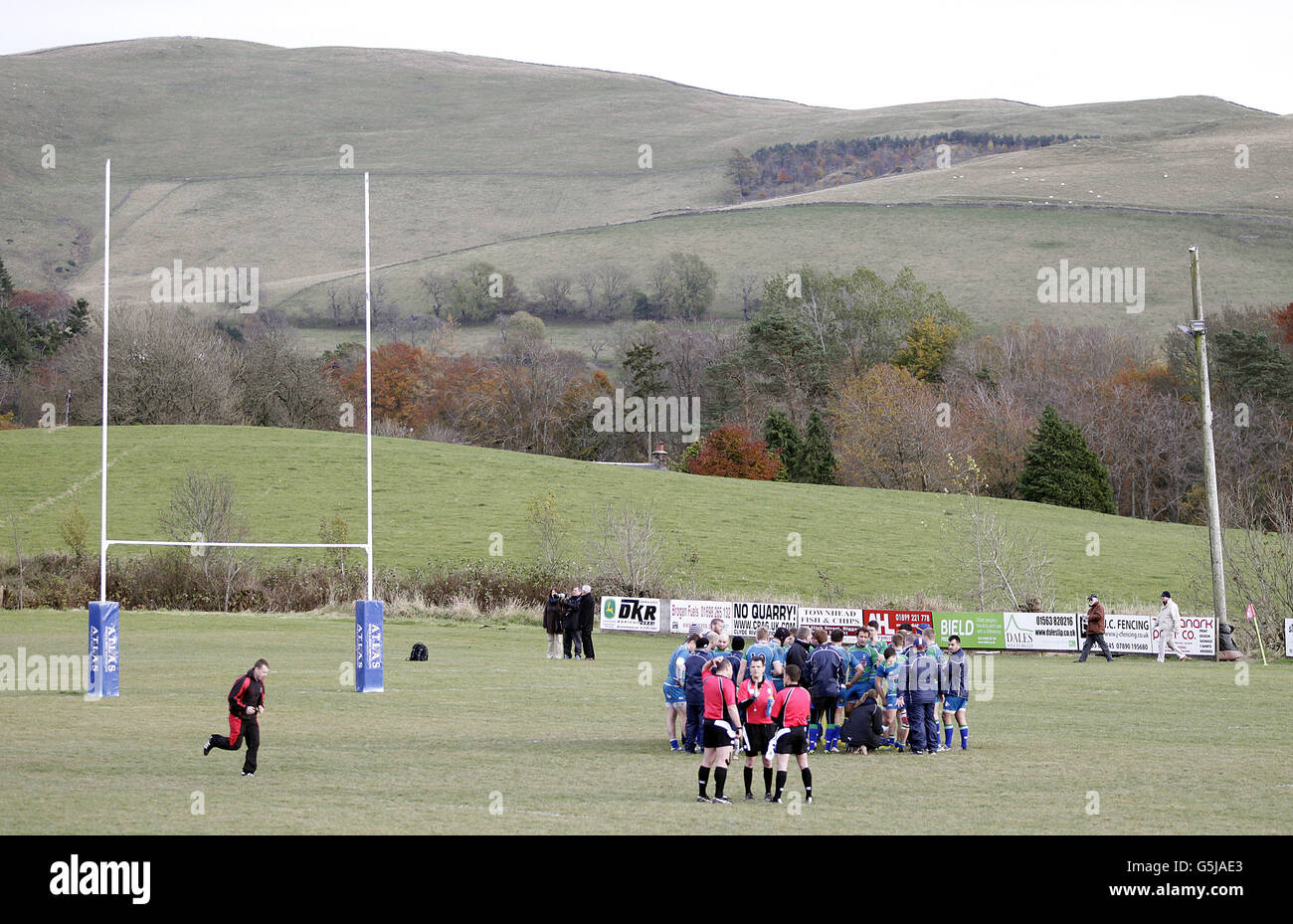 Rugby Union - Clubhouse Opening - Biggar Rugby Football Club. Half-time ...