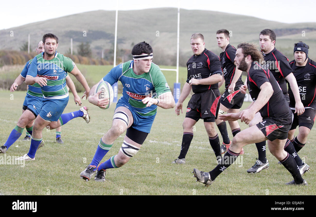 Rugby Union - Clubhouse Opening - Biggar Rugby Football Club Stock ...
