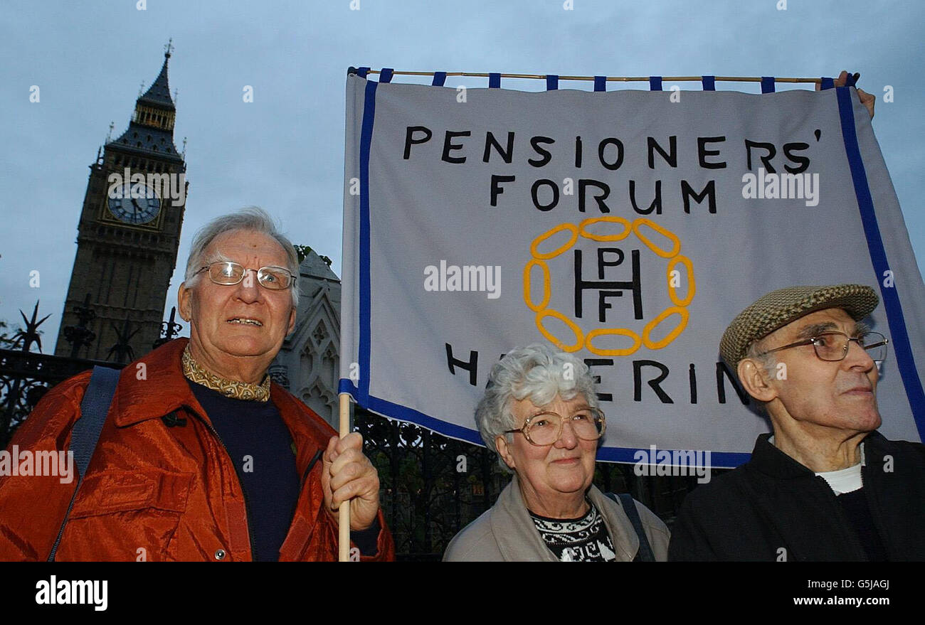London Rally Pensioners Stock Photo - Alamy London Rally Pensioners Stock Photo - Alamy