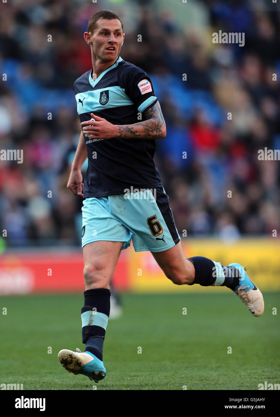Burnley's Chris McCann during the npower Championship match at Cardiff ...