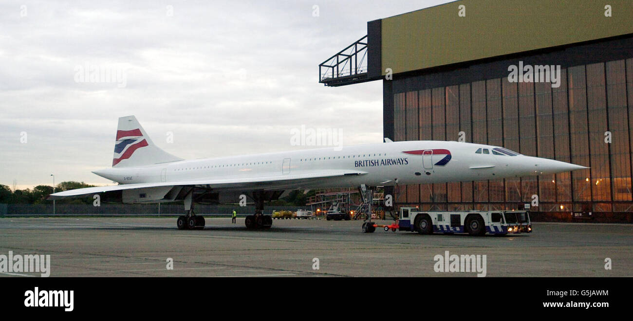 Concorde Plane British Airways High Resolution Stock Photography and ...