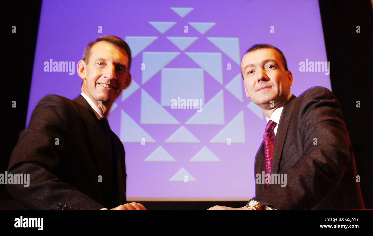 Scottish Power's Chief Executive, Ian Russell (left) and Finance ...