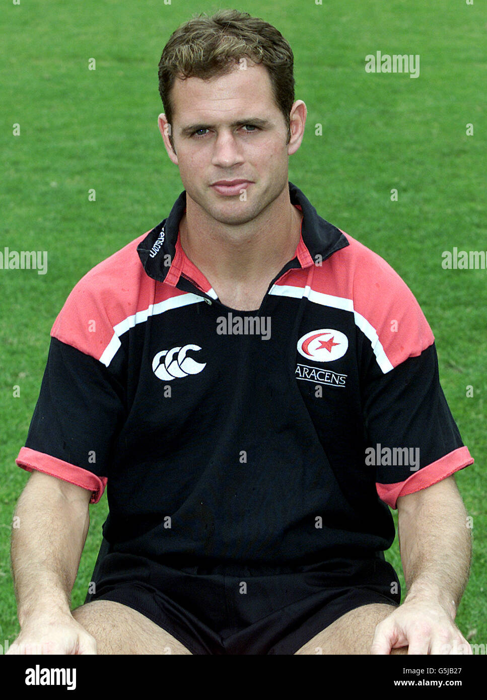 Saracens Rugby Union photocall 2001-2002-Kyran Bracken... Photo Tom ...