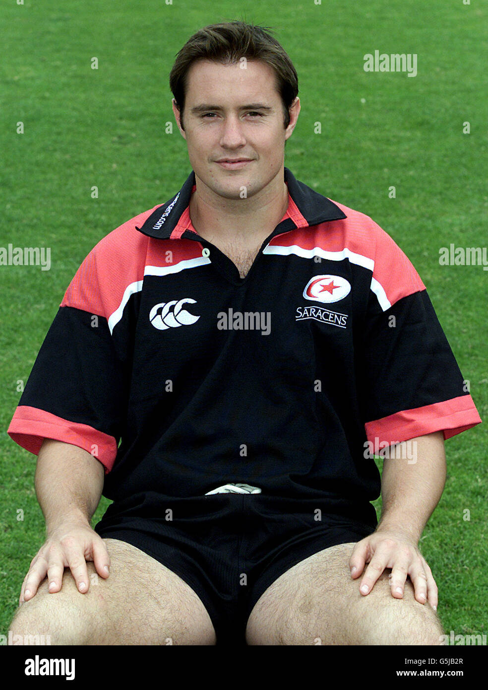 RUGBY UNION PHOTOCALL. Saracens Rugby Union photocall 2001-2002-Nick ...