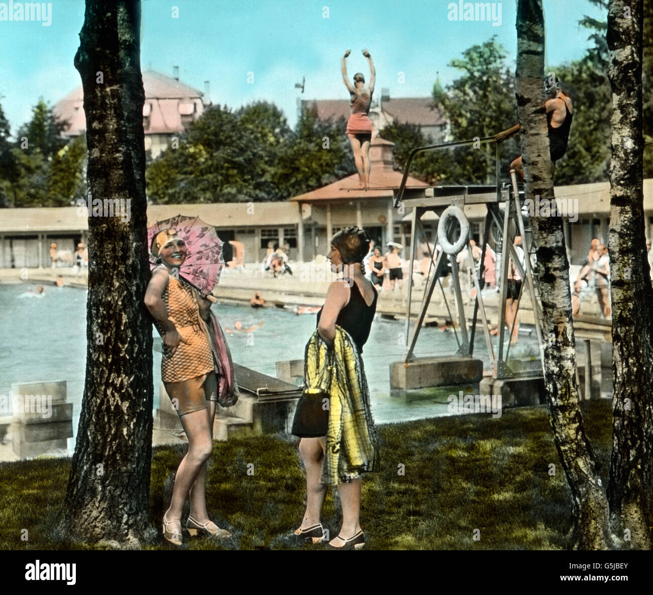 Female bathers hi-res stock photography and images - Alamy