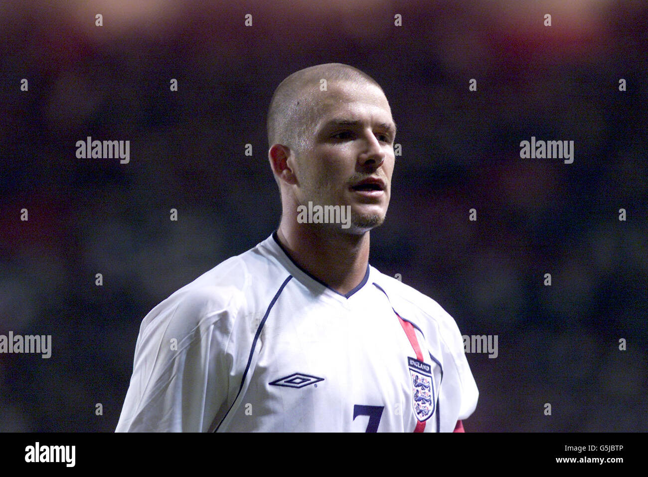England's David Beckham before the England and Sweden Nationwide ...