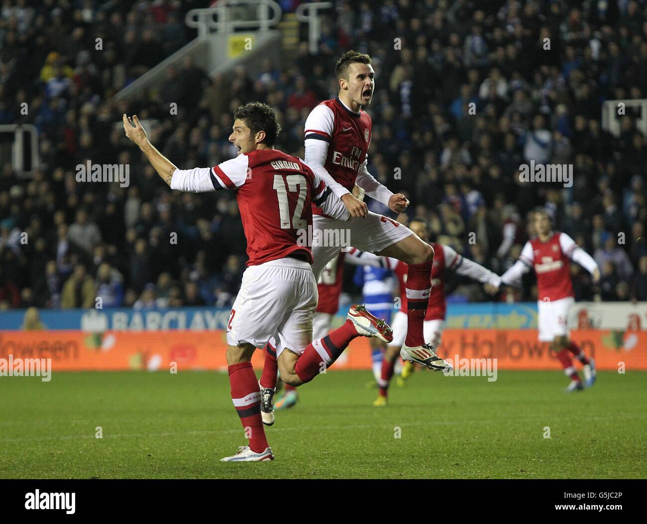 Soccer - Capital One Cup - Fourth Round - Reading v Arsenal - Madejski ...