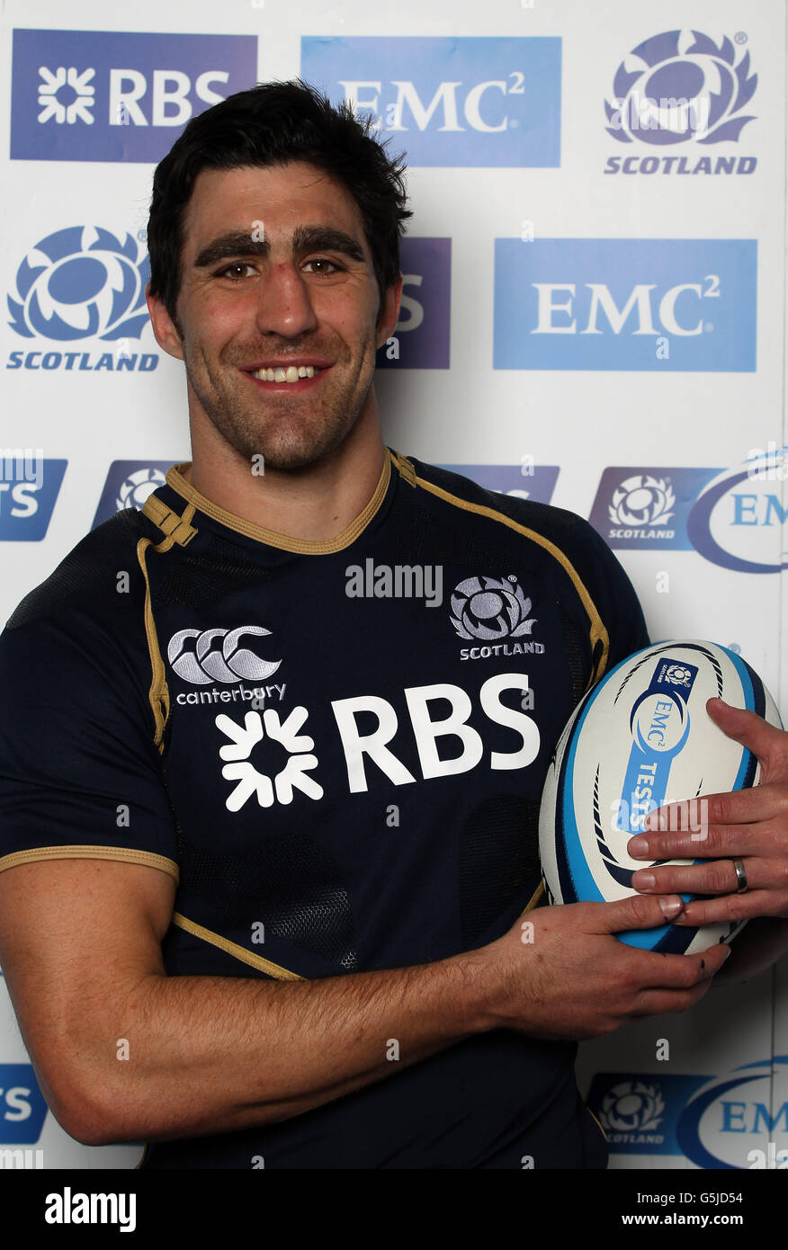 Rugby Union - Scotland Photocall - St Andrews Stock Photo - Alamy