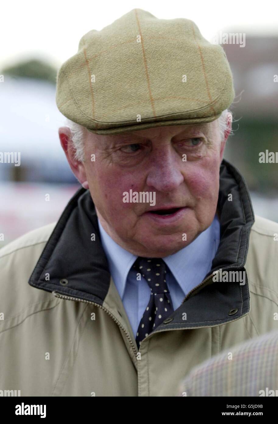 Former Trainer Peter Easterby at Wetherby Race Course Stock Photo - Alamy