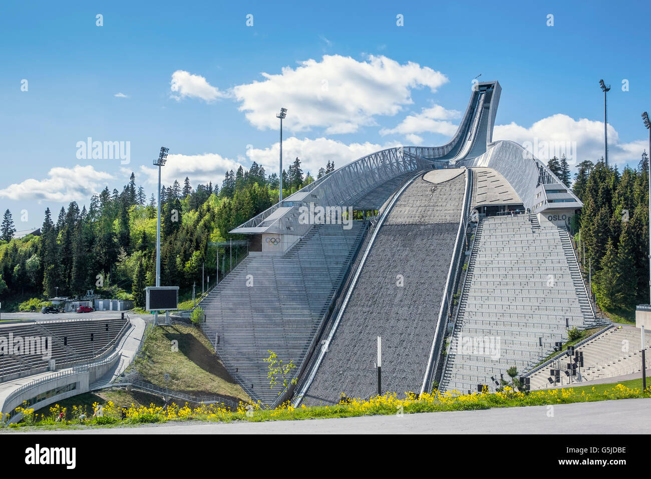 Holmenkollen national ski arena hi-res stock photography and images - Alamy