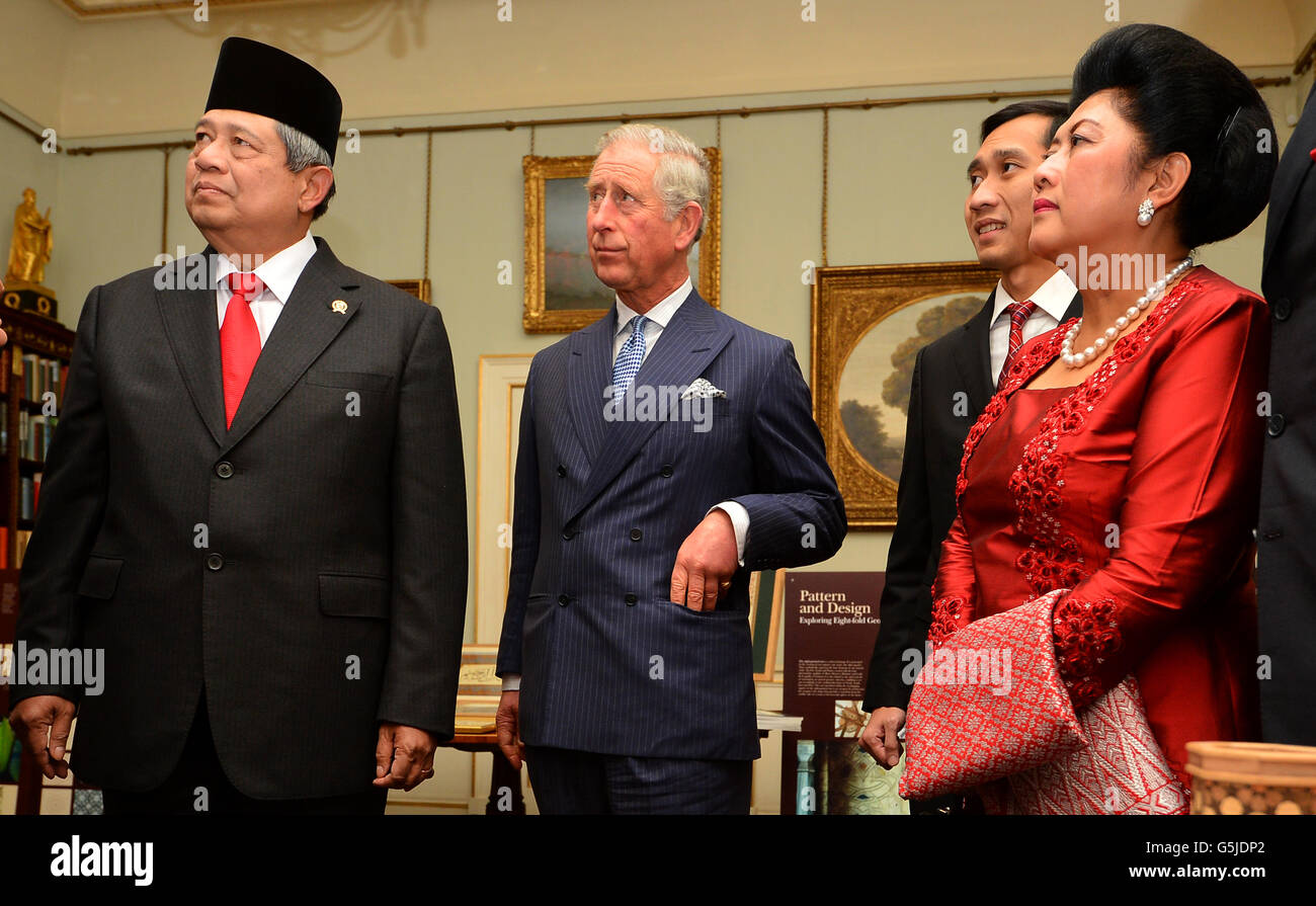 The prince of wales with the president of indonesia hi-res stock ...