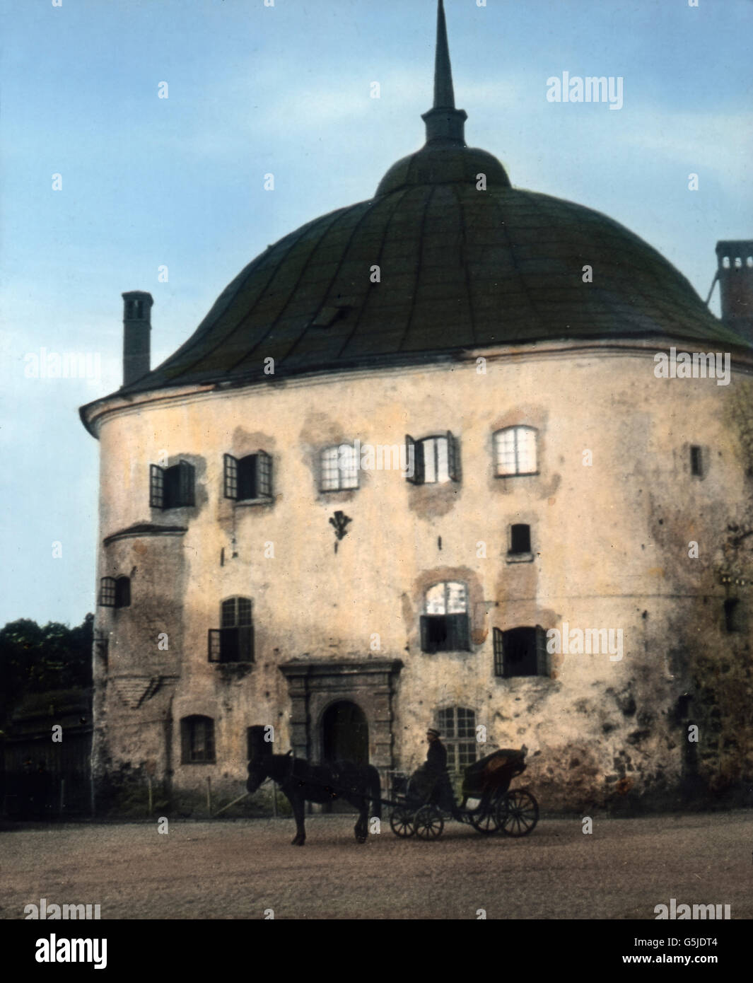 Der runde Turm von Viipuri ist ein Überbleibsel alter Befestigungswerke ...