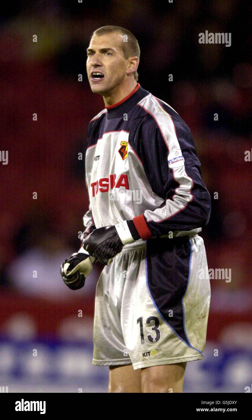 Watford's Alec Chamberlain during the Nationwide Division One clash ...