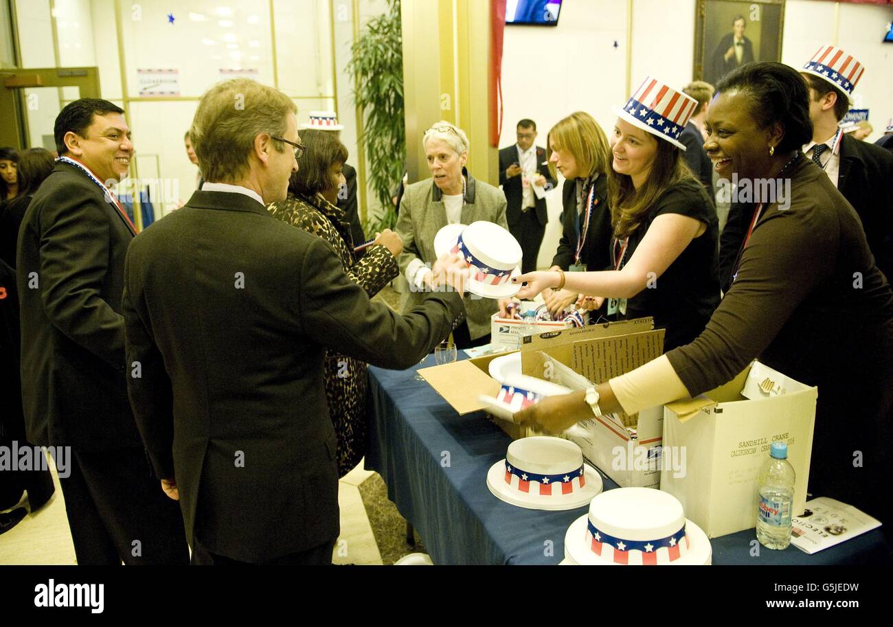 US Embassy Election Night Party Stock Photo - Alamy