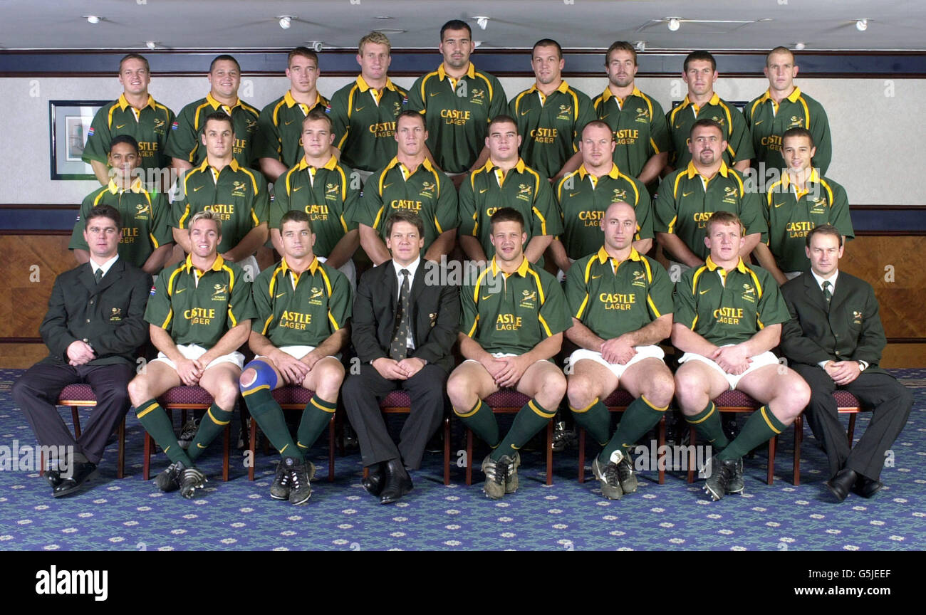 South African Rugby Union squad Stock Photo - Alamy