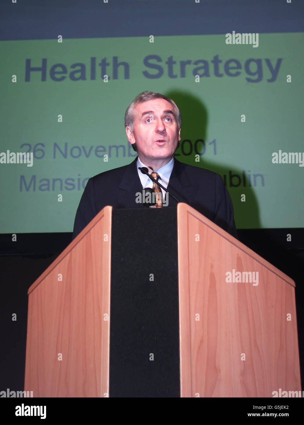 Ahern health strategy speech hi-res stock photography and images - Alamy