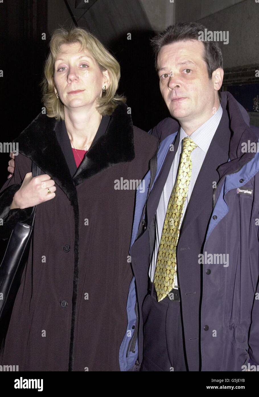 Libby and Ken Osborne, parents of Josuha Osborne, as they leave the Old ...