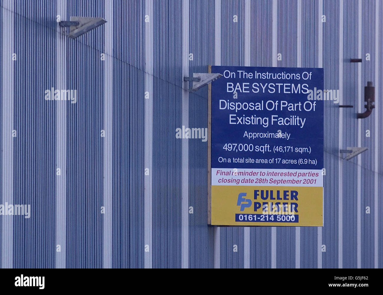 BAE systems' factory close down Stock Photo - Alamy