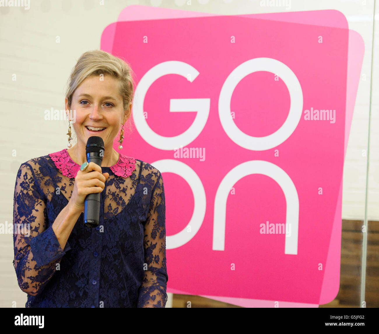 UK Digital Champion Martha Lane Fox, Chair of Go ON UK, speaks with ...