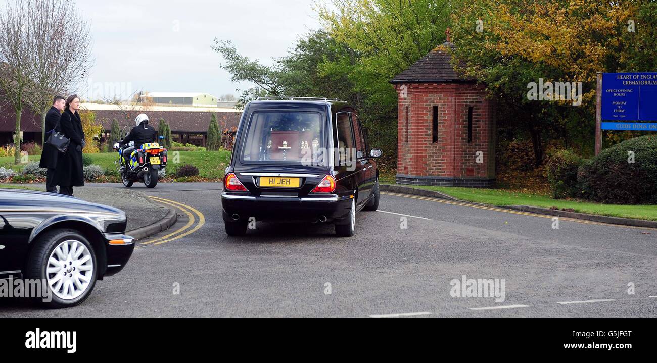 The funeral cortege of Leicestershire Police Assistant Chief Constable ...