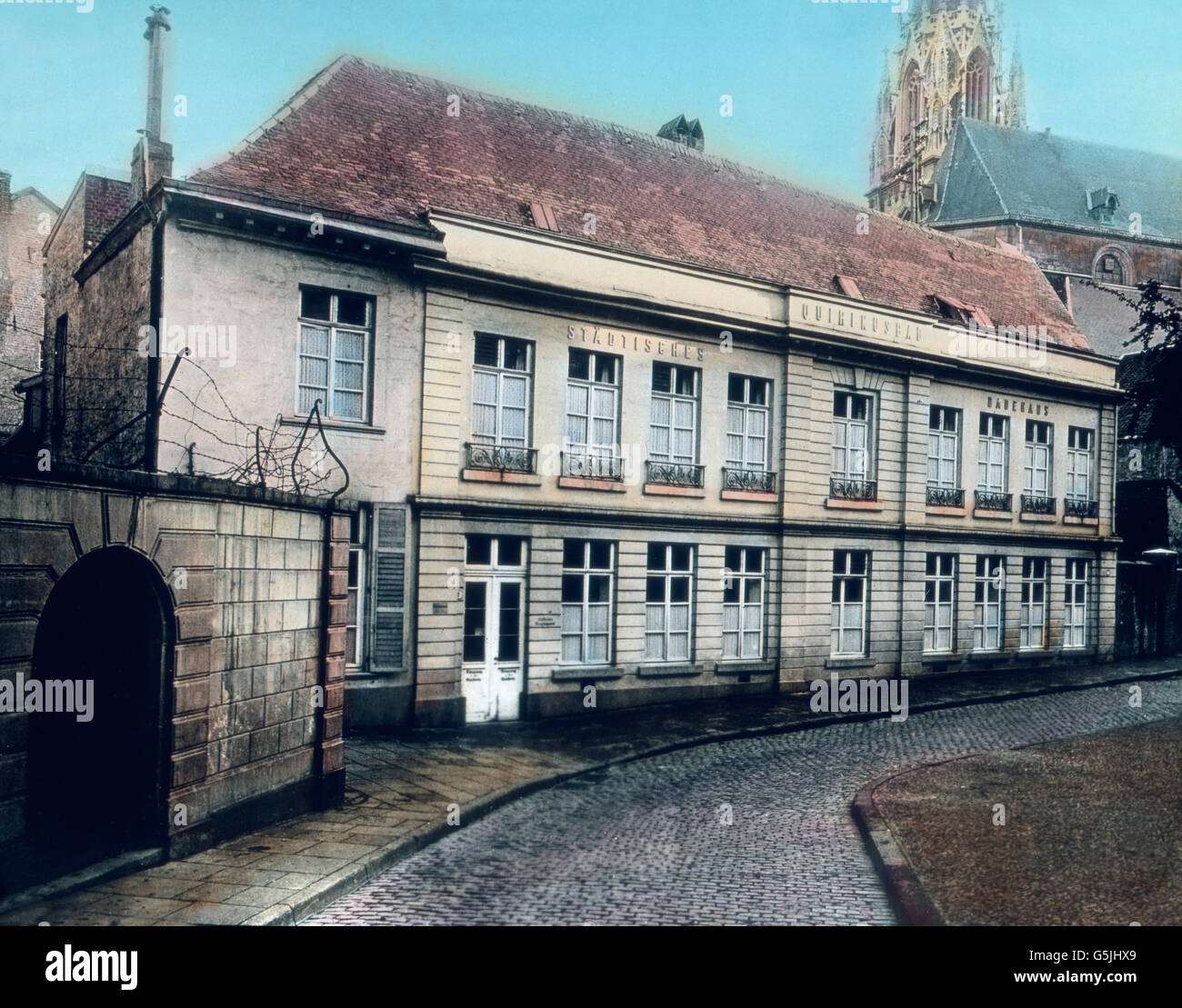 Das Quirinusbad in bad Aachen, 1920er Jahre. Quirinus spa bath at ...