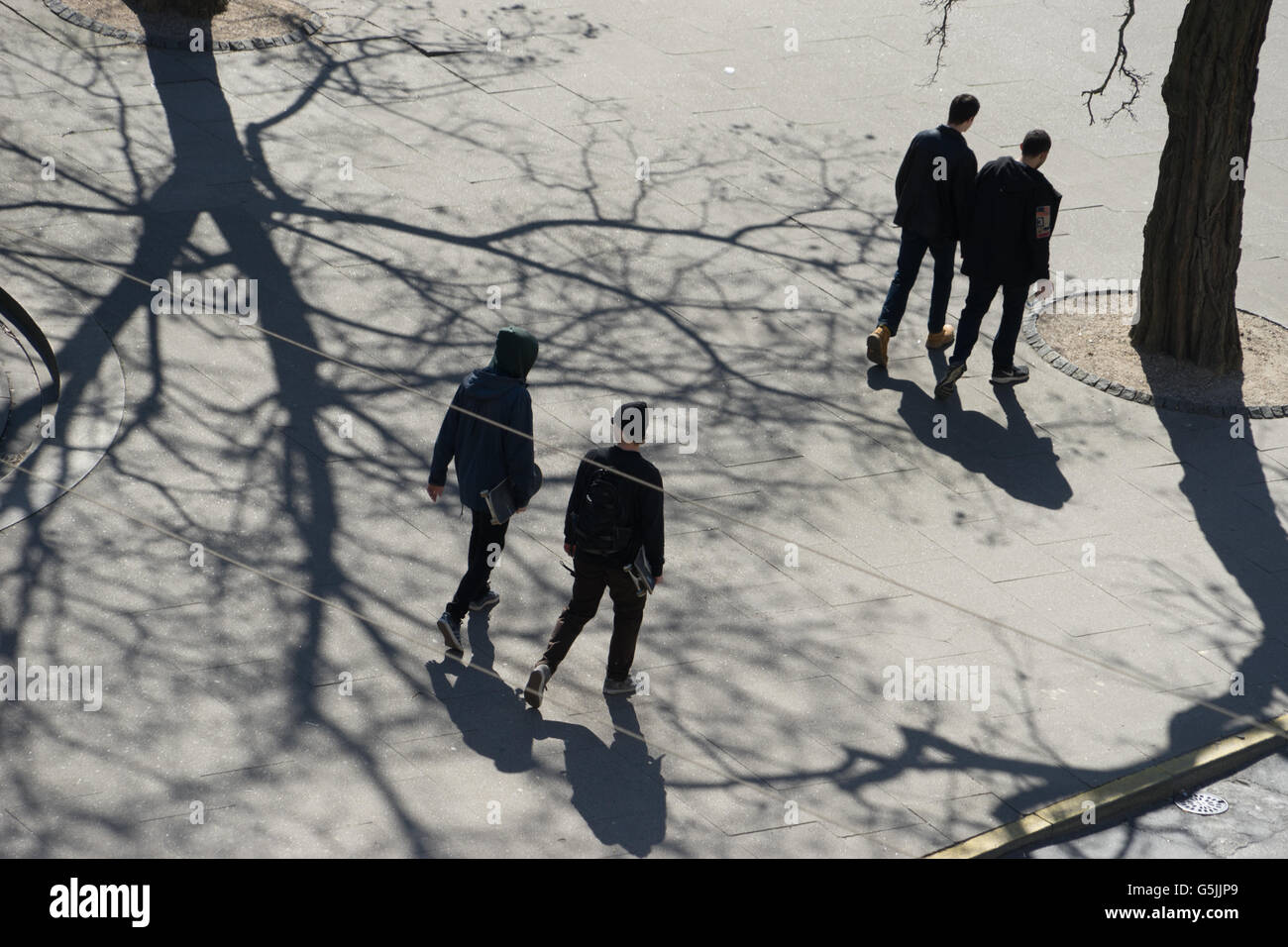 Man walking seen from above hi-res stock photography and images - Alamy