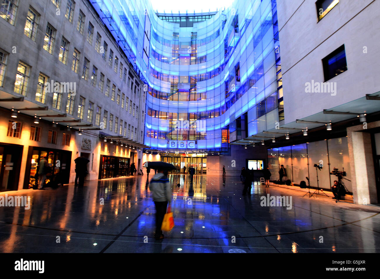 New Broadcasting house in central London as the BBC's director of news ...