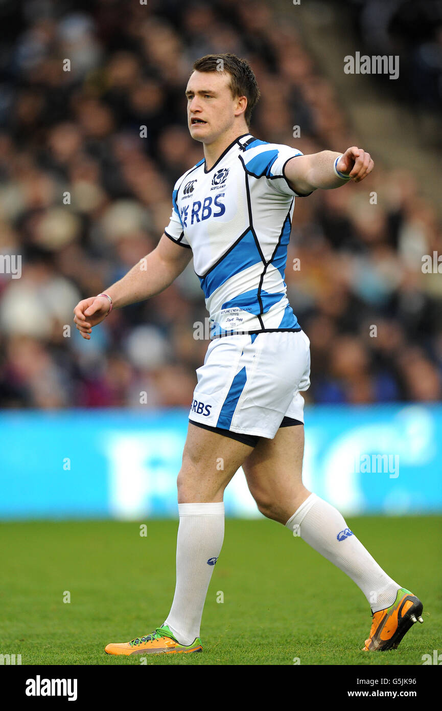 Rugby Union - EMC Test - Scotland v New Zealand - Murrayfield. Stuart ...