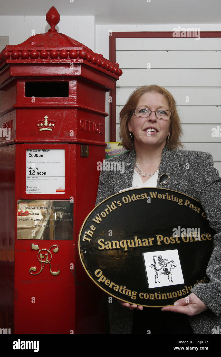 Subpostmistress Penny Murphy at Sanquhar post office, that is believed ...