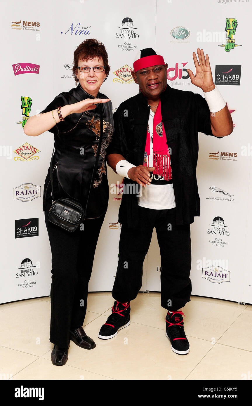 Carl douglas arrives at the world food awards hi-res stock photography ...