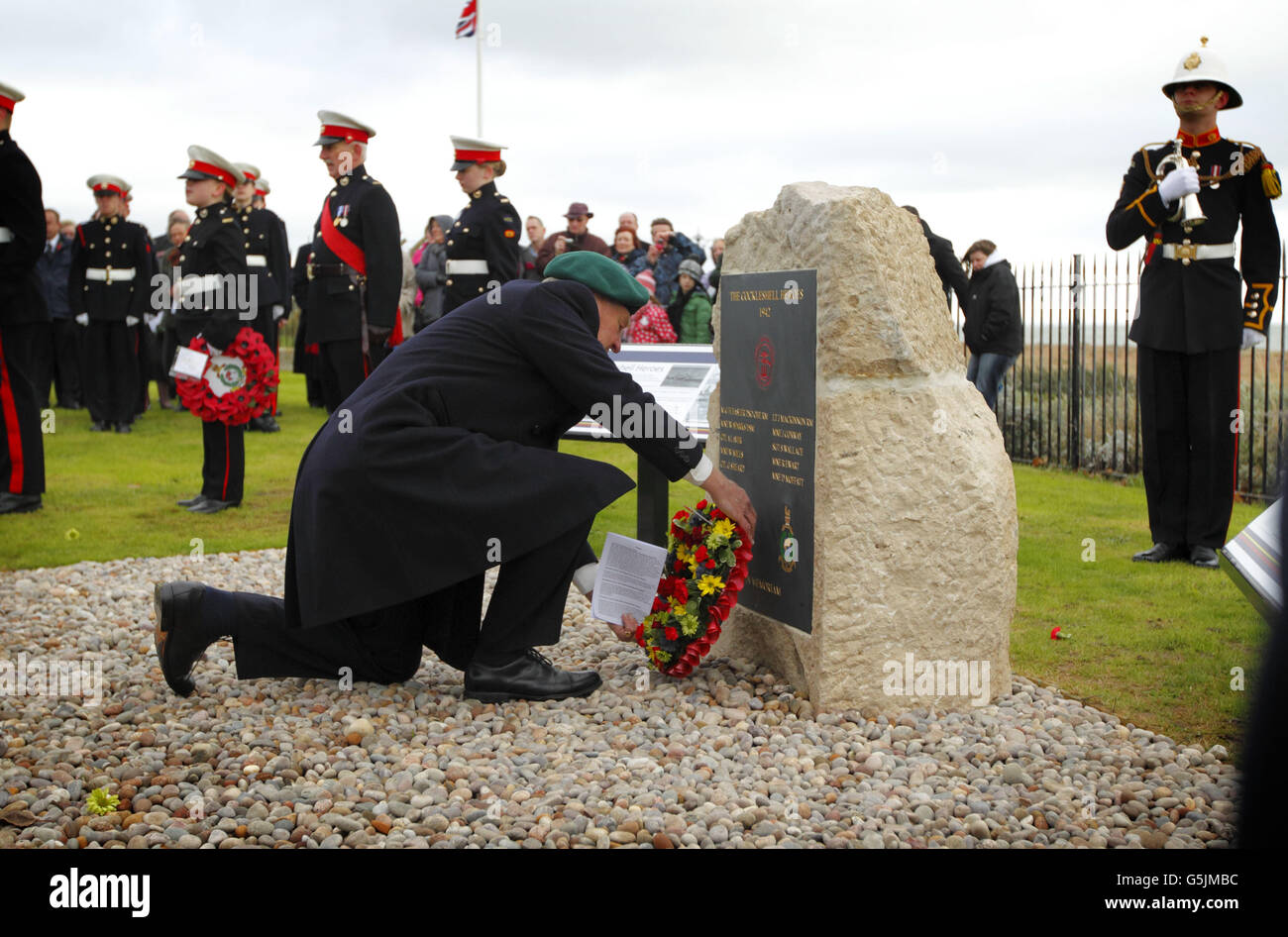 Cockleshell Heroes memorial Stock Photo - Alamy