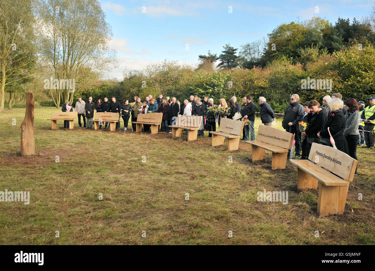 Family and friends of the victims of the M5 motorway tragedy last year ...
