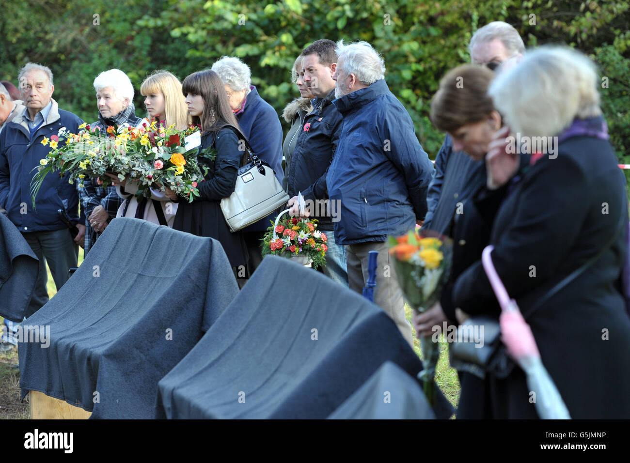 Family and friends of the victims of the M5 motorway tragedy last year ...