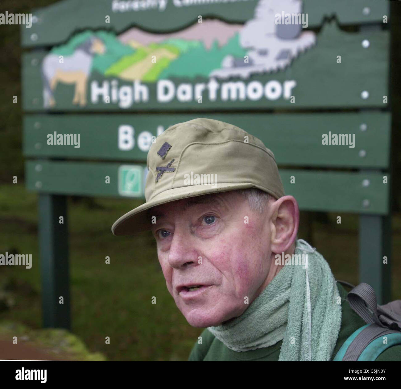 Major General Sir Jeremy Moore during his attempt at the Royal Marines ...