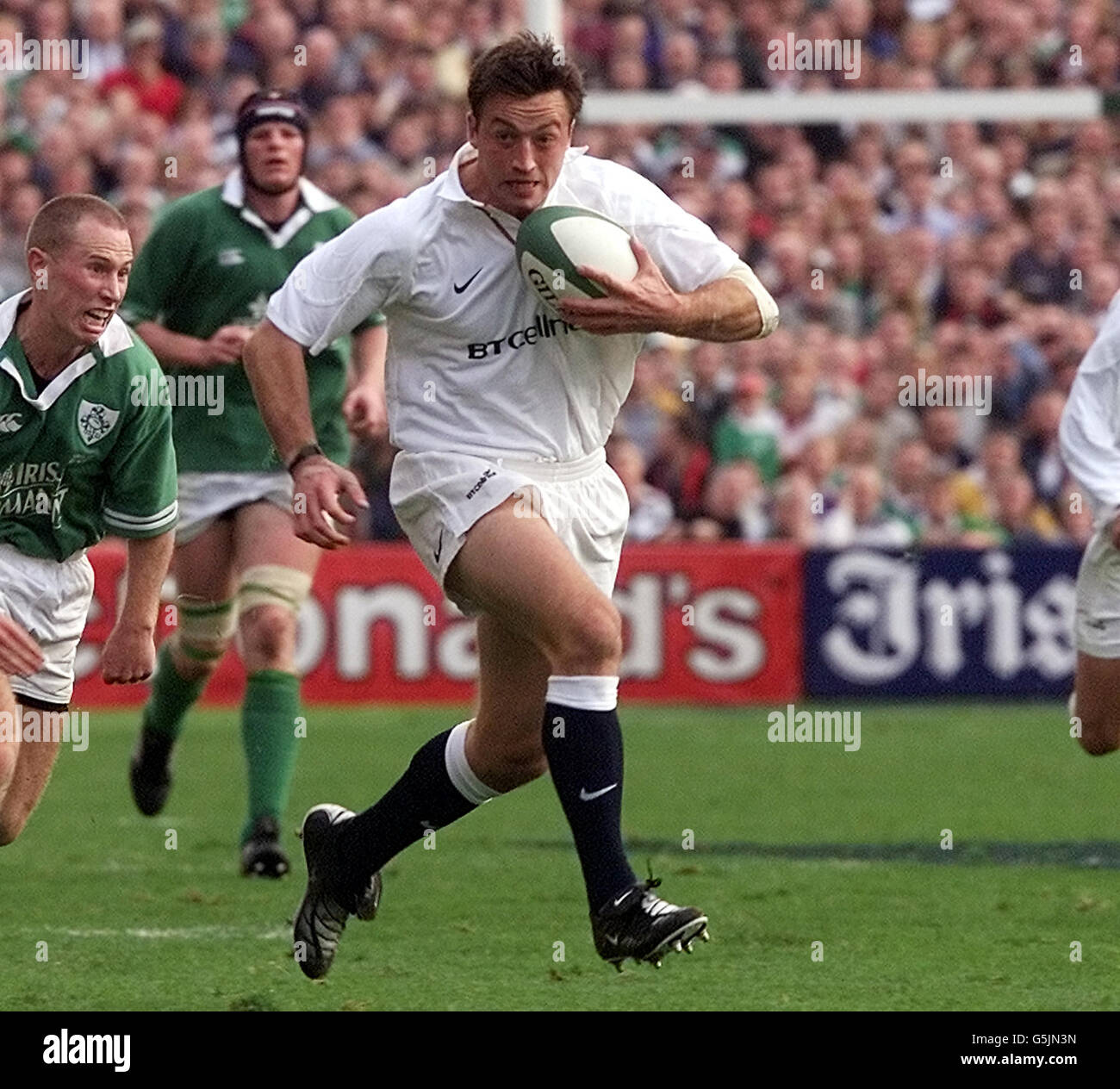 RUGBYU Luger. England's Dan Luger Stock Photo - Alamy