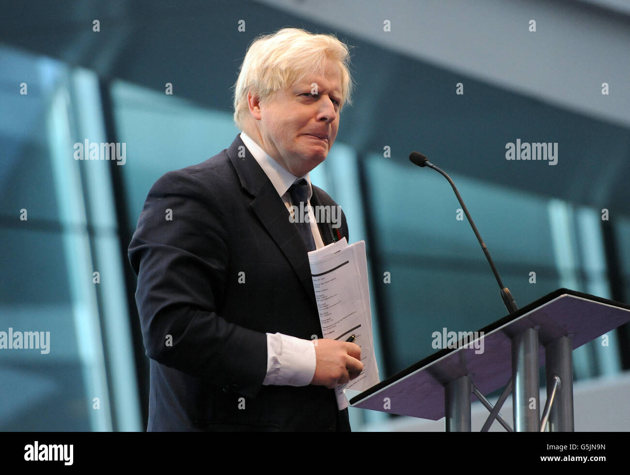 Mayor of London Boris Johnson announces the new London Living Wage at ...