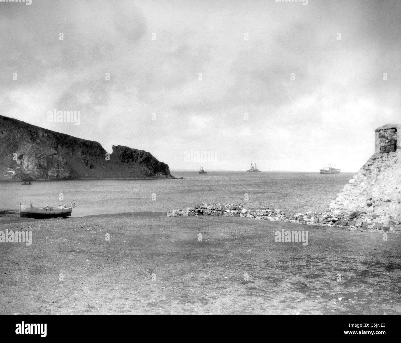 World War One, Dardanelles. A view of the Dardanelles straits Stock ...
