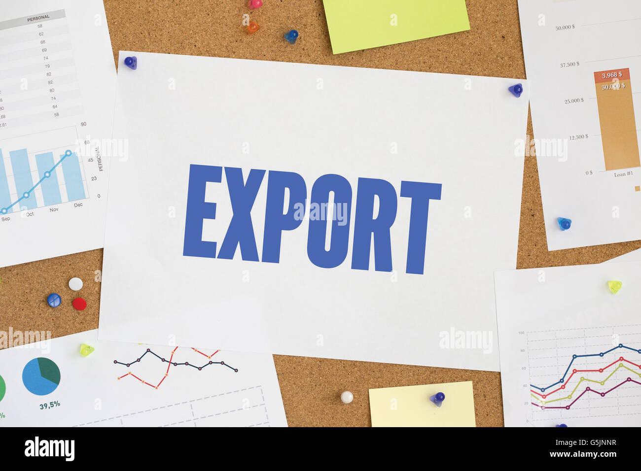 CHART BUSINESS GRAPH RESULT COMPANY EXPORT CONCEPT Stock Photo - Alamy