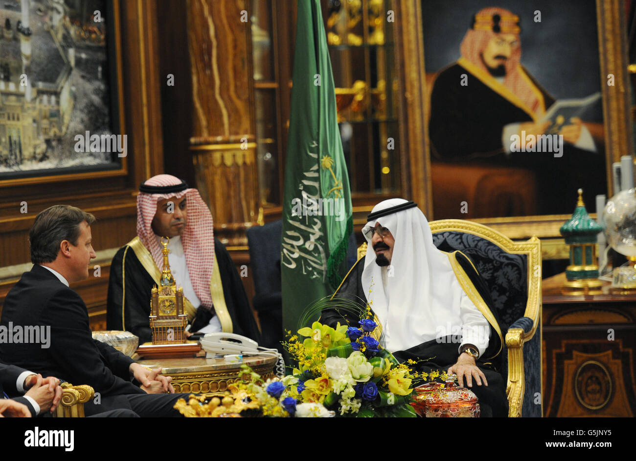 Cameron visit to the Gulf States Stock Photo - Alamy