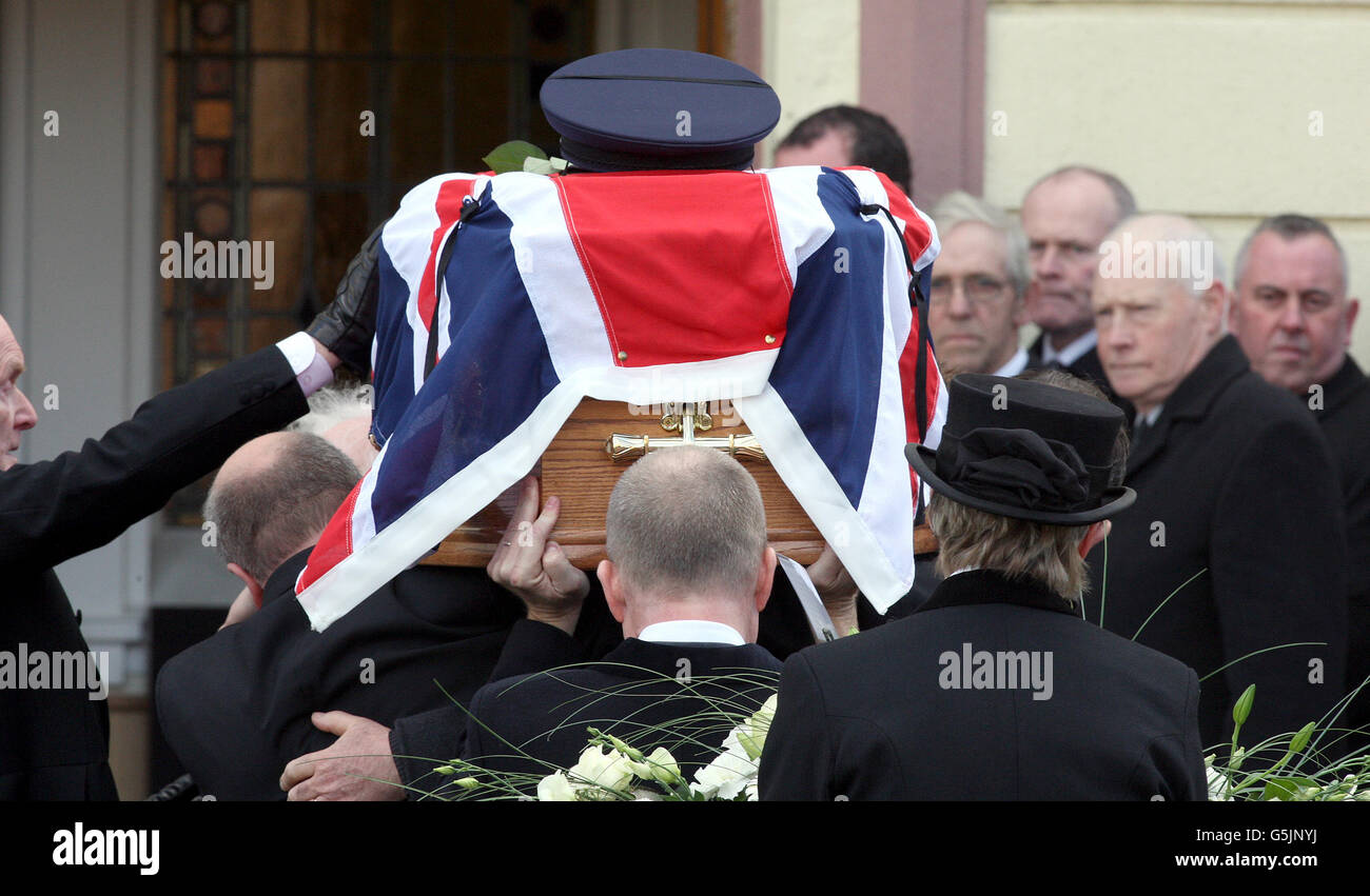 David Black funeral Stock Photo - Alamy