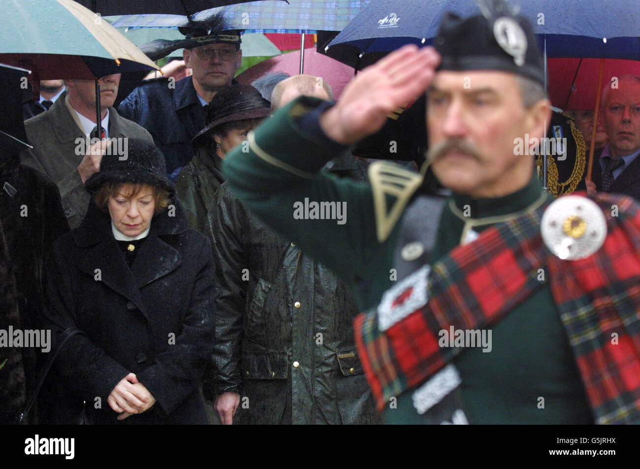 Bubbles Powell, left, whose brother Sergeant Douglas Hicks was one of ...