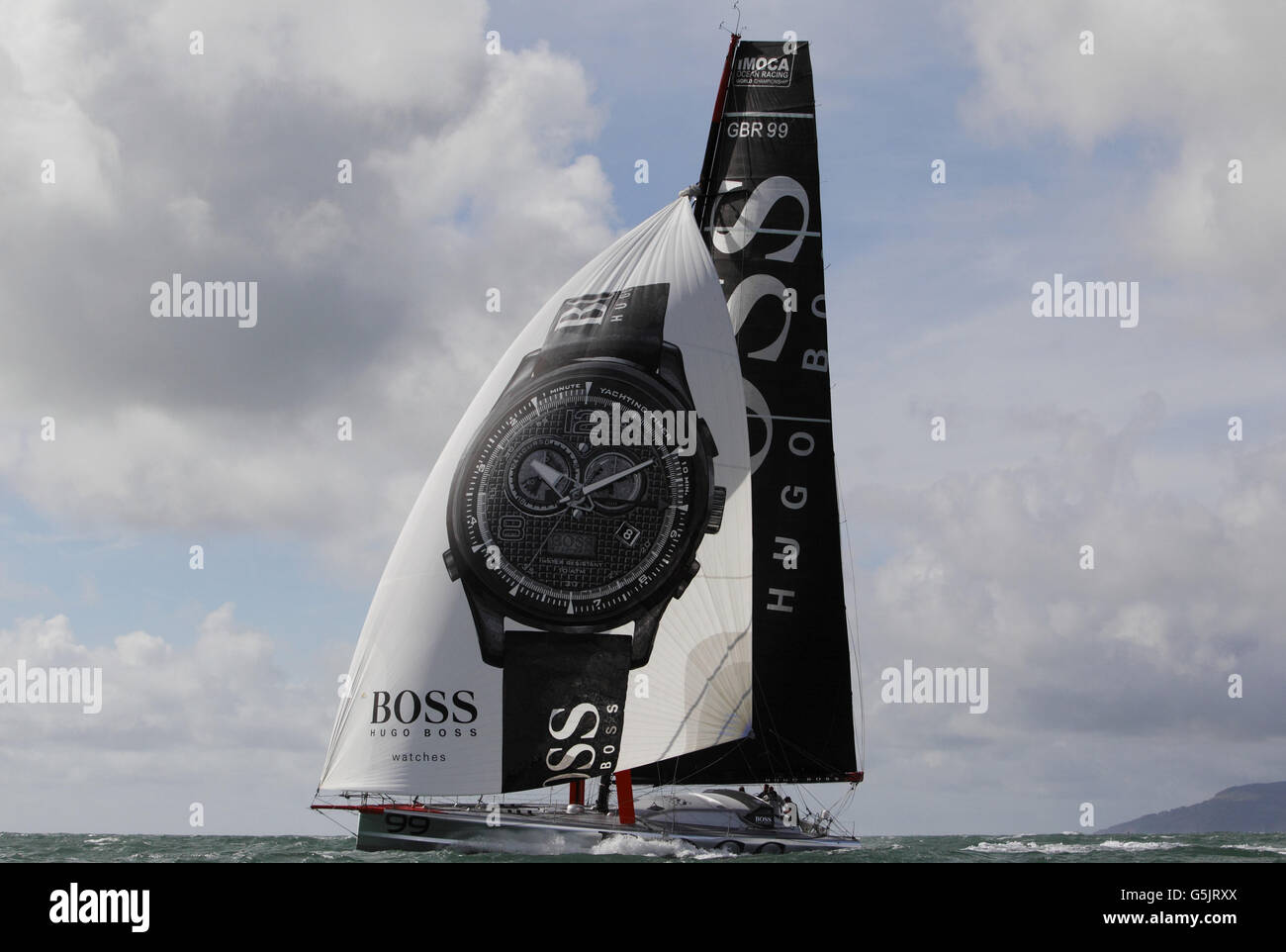 PREVIOUSLY UNRELEASED IMAGE Round the world yachtsman Alex Thomson ...