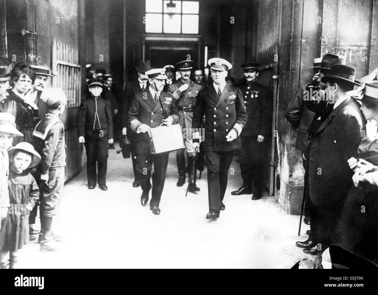 World War One - Royal Navy - Jellicoe Stock Photo - Alamy