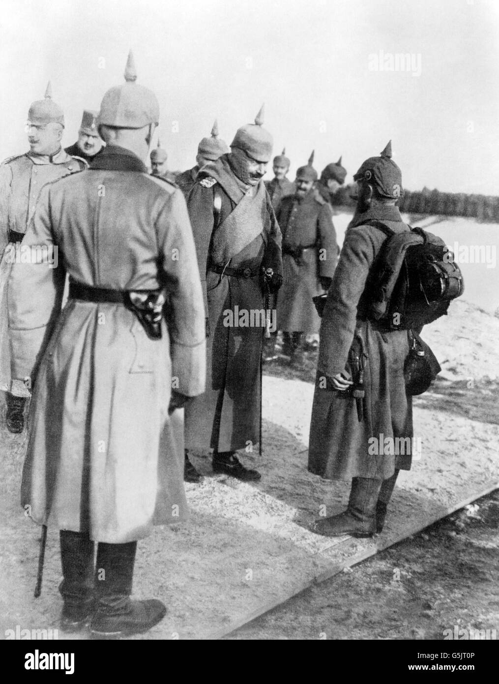 World War One - Kaiser Wilhelm II at the Front Stock Photo - Alamy