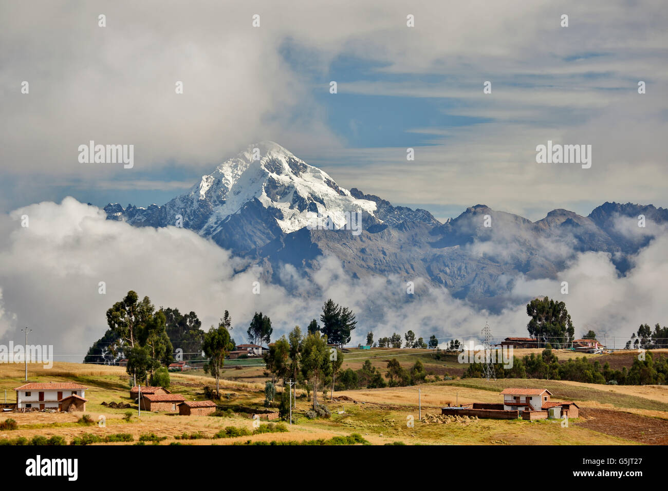 Mount Veronica (Nevado Veronica at 19,100 ft.) and surrounding ...