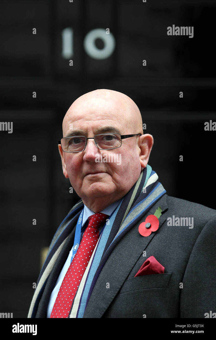 Ian Sherriff outside Number 10 Downing Street prior to a meeting with ...