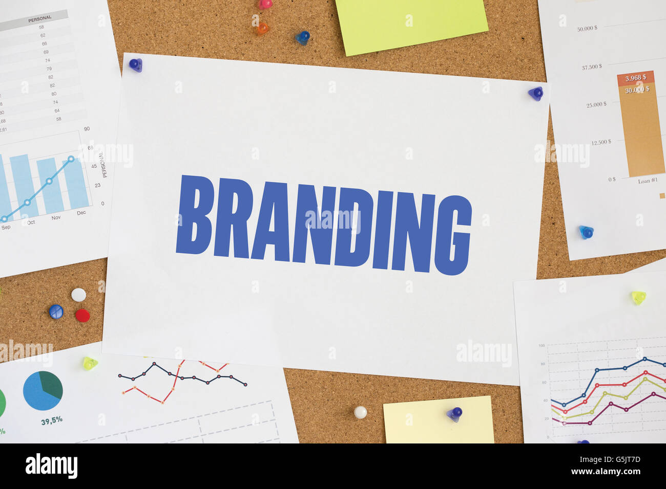 CHART BUSINESS GRAPH RESULT COMPANY BRANDING CONCEPT Stock Photo - Alamy